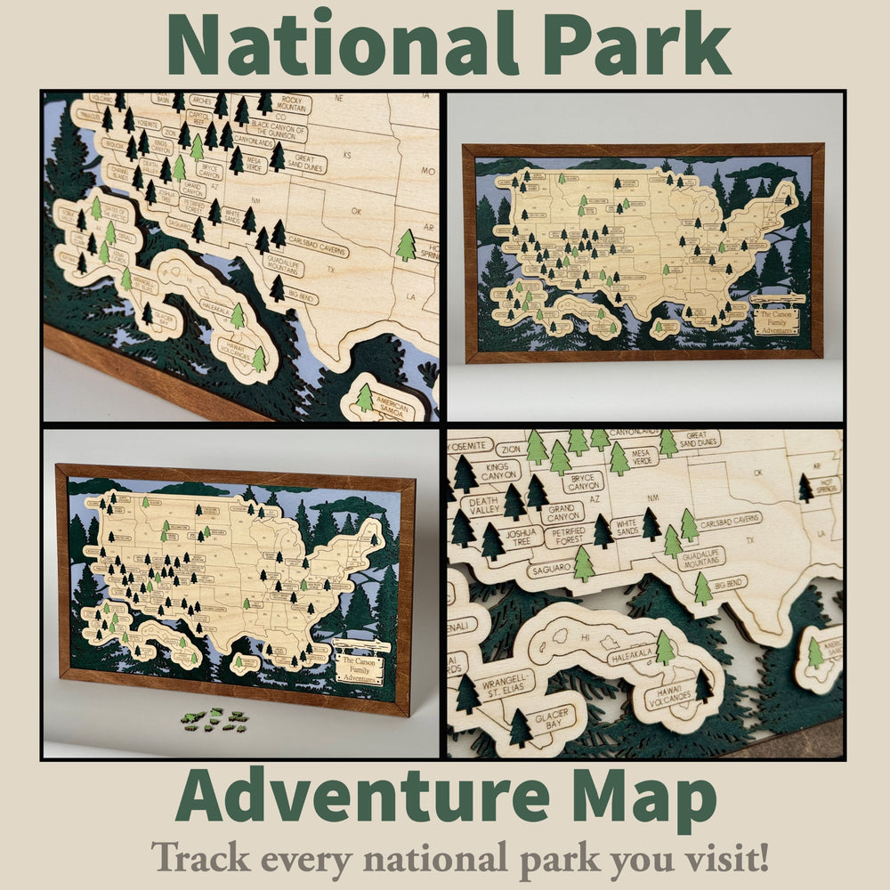 National Park Travel Map